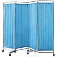 China Hospital Privacy Screens Stainless Steel Waterproof Cloth medical Ward Screen (ALS-WS06) for sale