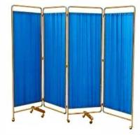 China Color Optional Portable Stainless Steel Hospital Healthcare Privacy Screens (4 Panel) ALS-WS04 for sale