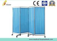 China Mobile Stainless Steel Medical Privacy Screen, Folding Hospital Bedside Ward Screen (ALS-WS02) for sale
