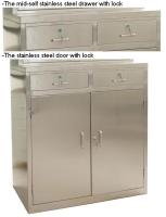 China 300*1750mm Hospital Stainless Steel Medical Cabinet Wardrobe Cabinet With Lock for sale