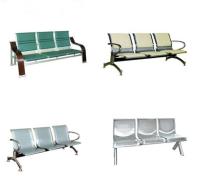 China Colored Plastic Medical Treat Waiting Chair Hospital Furniture Chairs With Steel Leg (ALS-C012) for sale