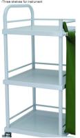 China Stainless Steel Dressing Trolley Push Cart Hospital Medical Trolley (ALS-MT14B) for sale