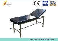 China Steel Examination Couch Ordinary Exam Table Message Bed With Adjustable Backrest (ALS-EX105a) for sale