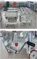 China Alloy Aluminum Hospital Stretcher Trolley, Transfer Cart With Central Controlled Braking System ALS-ST009 for sale