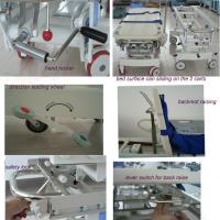 China Alloy Aluminum Hospital Stretcher Trolley, Transfer Cart With Central Controlled Braking System ALS-ST009 for sale