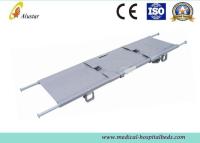 China Aluminum PU Surface Medical Emergency Folding Strether, Patients Rescue Stretcher ALS-SA118 for sale
