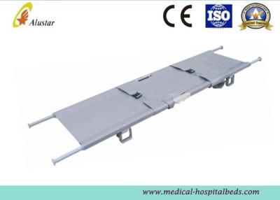 China Aluminum PU Surface Medical Emergency Folding Strether, Patients Rescue Stretcher ALS-SA118 for sale