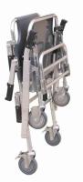 China 159kg Aluminum Alloy Medical Emergency Stair Folding Stretcher With Four Wheels ALS-SA132 for sale