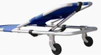 China Aluminum Alloy Folding Stretcher Medical Emergency Stretcher With Wheels ALS-SA102 for sale