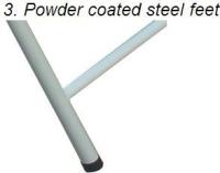 China Powder Coated Steel Flat Ward Bed Wire Mesh Punching Surface Medical Hospital Bed (ALS-FB004) for sale
