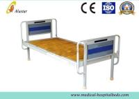 China Custom Flat Medical Hospital Beds With Foot Board Stainless Steel Hole Punching ALS-FB003 for sale