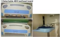 China ABS Headboard Steel Medical Hospital Adjustable Beds , Manual Crank Bed (ALS-M503) for sale