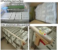 China ABS Headboard Steel Medical Hospital Adjustable Beds , Manual Crank Bed (ALS-M503) for sale