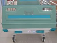China ABS Head Adjustable Crank Medical Hospital Bed With Bumper Single Function (ALS-M106) for sale