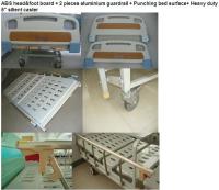 China 3 Way Movement Adjustable Hand Manual Medical Hospital Beds With Casters Lock (ALS-M321) for sale