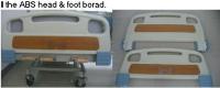China 3 Position Hand Operated Medical Hospital Beds with Stainless Steel Guardrail (ALS-M319) for sale
