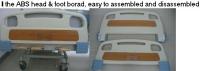 China Three Function Adjustable Manual Medical Hospital Bed With Aluminum Alloy Handrail (ALS-M318) for sale