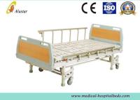 China Simple Design 3 Crank Mechanical Medical Hospital Bed With ABS Head (ALS-M315) for sale
