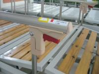 China Wooden Batten Surface medical Hospital Beds With Plastic Bowls Base (ALS-M248) for sale