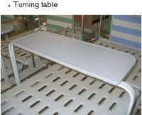 China 2 Crank Stainless Steel Medical Hospital Beds With Turning Table (ALS-M245) for sale