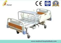 China Luxury 2 Cranks Medical hospital Care beds ABS handrail (ALS-M239) for sale