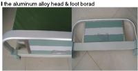 China 2 Crank Medical Hospital Beds Aluminum Alloy Frame Headboard With Shoes Holder (ALS-M222) for sale