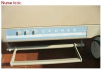 China Multifunction ABS Bed Board Electric ICU Hospital Adjustable Beds With Nurse Lock (ALS-E514) for sale