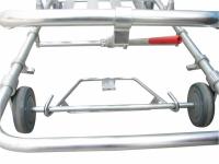 China Aluminum Alloy Emergency Rescue Ambulance Stretcher Trolley With Foamed Cushion (ALS-S002) for sale