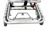 China Adjustable Back Ambulance Stretcher Trolley Automatic Loading Stretcher With Lock (ALS-S003) for sale