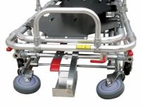China Adjustable Back Ambulance Stretcher Trolley Automatic Loading Stretcher With Lock (ALS-S003) for sale