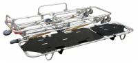 China Adjustable Back Ambulance Stretcher Trolley Automatic Loading Stretcher With Lock (ALS-S003) for sale