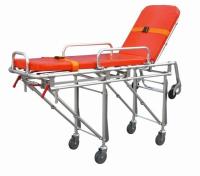 China Aluminum Alloy Folding Hospital Ambulance Stretcher Trolley Automatic Loading Stretcher ALS-S006 for sale