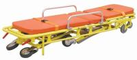 China Stainless Steel Adjustable Folding Stretcher Automatic Loading Ambulance Stretcher Trolley ALS-S012 for sale