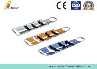 China Folding Rescue Scoop Stretcher Aluminum Alloy Emergency Medical Stretcher ALS-SA126 for sale
