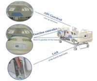 China Luxuary Hospital Electric Beds, ABS E Type Guardrail ICU Bed With x-Ray Function (ALS-E515) for sale