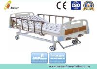 China Double Crank Medical Hospital Furniture Nursing Bed With Control Wheels (ALS-M203) for sale