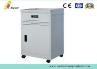 China Stainless Steel Medicine Bedside Cabinet With Drawer And Door ISO9001 ( ALS - CB102) for sale