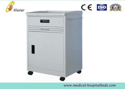 China Stainless Steel Medicine Bedside Cabinet With Drawer And Door ISO9001 ( ALS - CB102) for sale