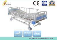China Foldway Aluminum Guardrail Medical Manual Crank Bed Hospital Furniture (ALS-M309) for sale