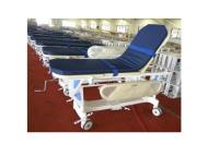 China Patient Monitor Stretcher Trolley With PU Wheels Adjustable Backrest for sale