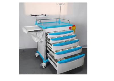 China Foldable 150kg Patient Monitor Trolley With 4 Wheels for sale