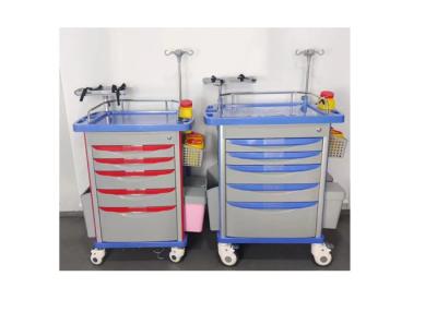 China 3 Drawers Lockable Stainless Steel Trolley Customized Size for sale