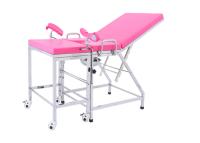 China PU Leather Obstetric Delivery Bed Black Color 220V 50Hz Power Supply for sale