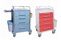 China Hospital Medical Trolley ABS Nursing Crash Cart Emergency Drug Trolley (ALS-ET110) for sale