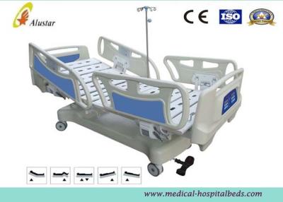 China Luxurious Adjustable Hospital Electric Beds With Five-function And Rail Controller (ALS-ES008) for sale