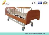 China Three-function Electric Medical Hospital Beds , Home Care Bed with Bumper Dinning Table (ALS-HE003) for sale