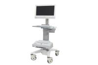 China ABS Hospital Furniture Workstation Notebook Mobile Medical Computer Trolley (ALS-WT01) for sale