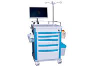 China Medical Computer Cart Mobile Medical Carts On Wheels Laptop Dressing Cart  (ALS-WT07) for sale