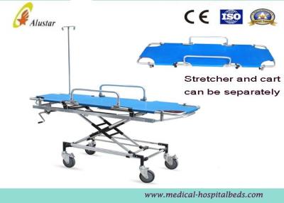 China High Strength Ambulance Stretcher Trolley For Transfer Patient With Four Wheels ALS-S016b for sale