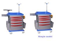 China Hospital Crash Cart ABS Medical Emergency Cart for sale